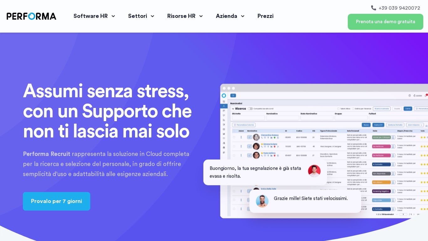 Applicant tracking System | Recruiting Software Performa Recruit